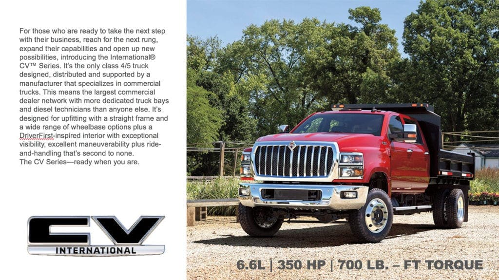 The All-New International CV Series is Here | International Truck ...